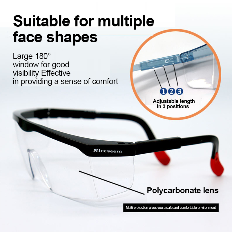 Eye Protection Eyewear Z87 Safety Anti-fog Tactical Industrial Googles ...